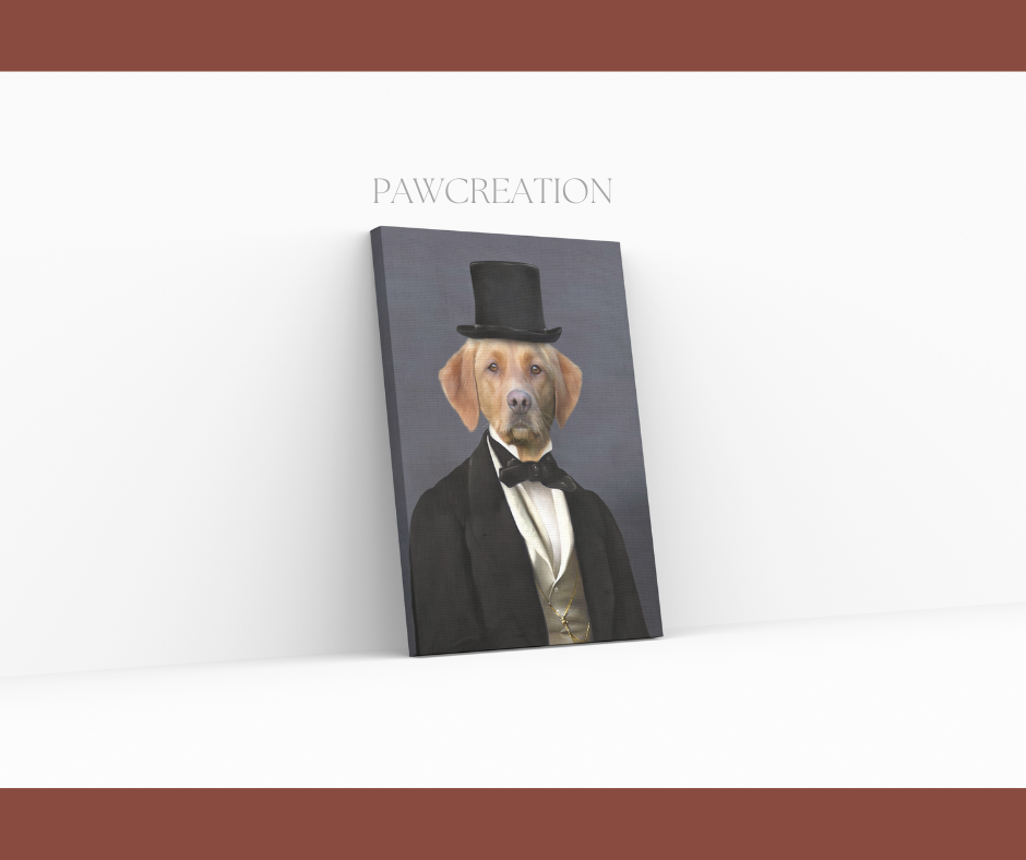 Pawcreation The Baron Custom Pet Portraits Renaissance Wall Decoration ...