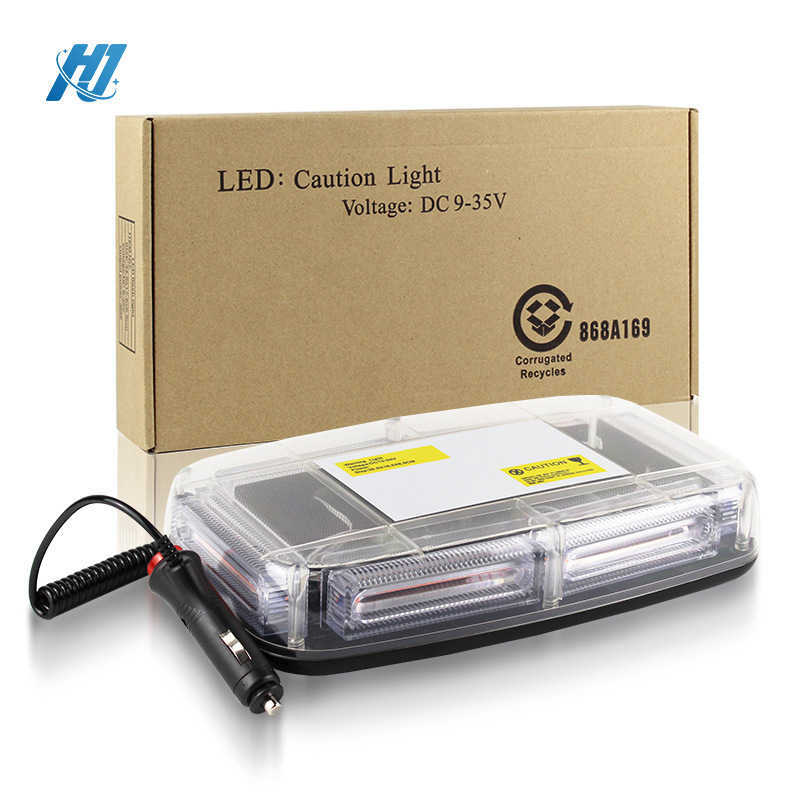 LZD 12-24V COB Short Row Warning Light LED Car Wagon Truck Construction ...