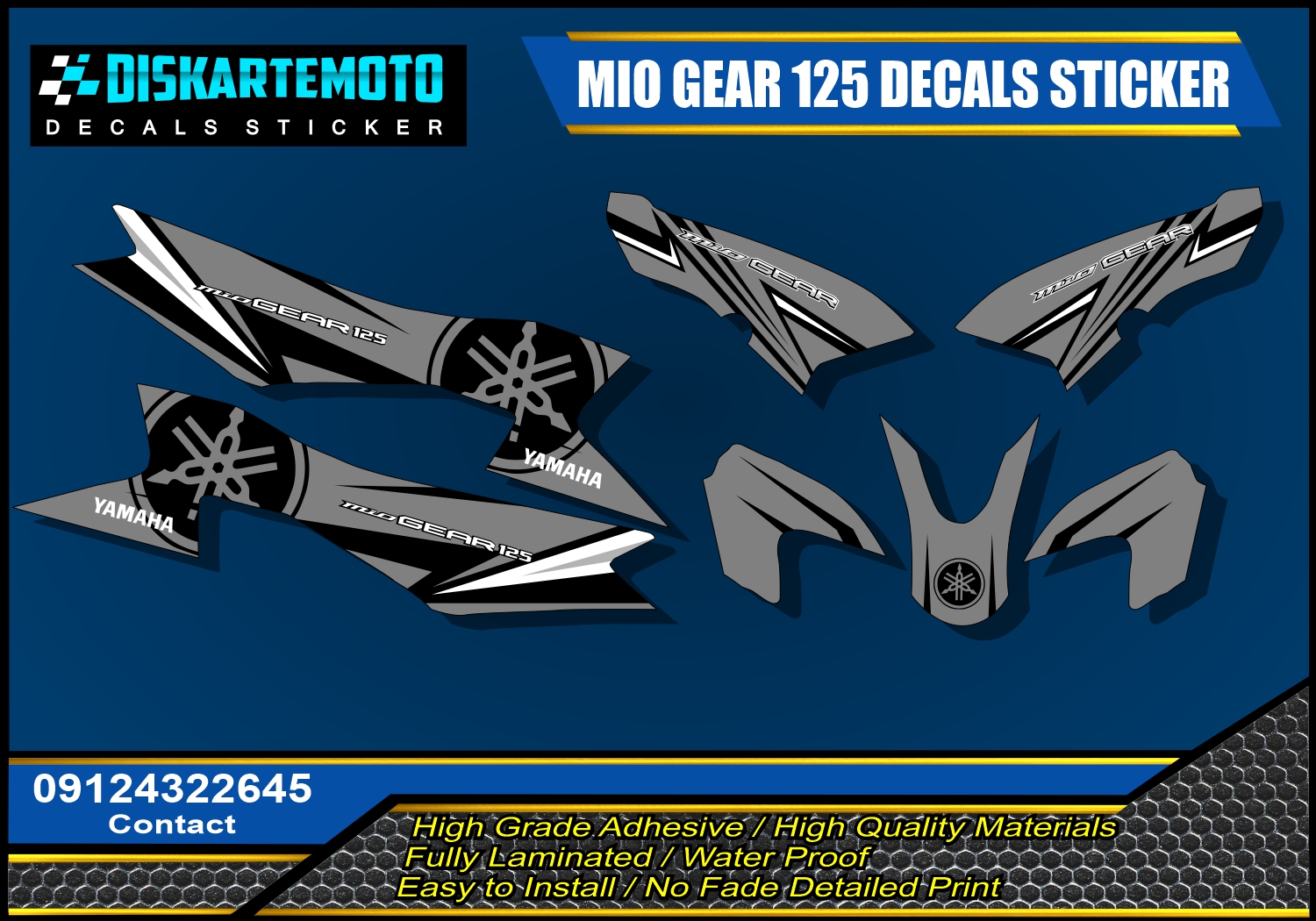 Mio Gear 125 Decals Sticker | Lazada PH