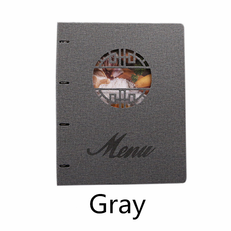 FANTASY E LIFE A4 PU leather menu folder menu cover menu book menu ...