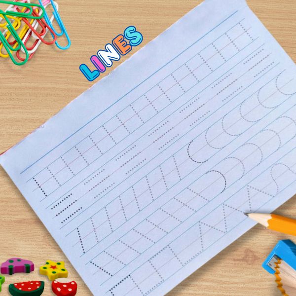 Tracing Pads for kids baby Alphabet Abc Numbers Lines Shapes 40 Pages ...