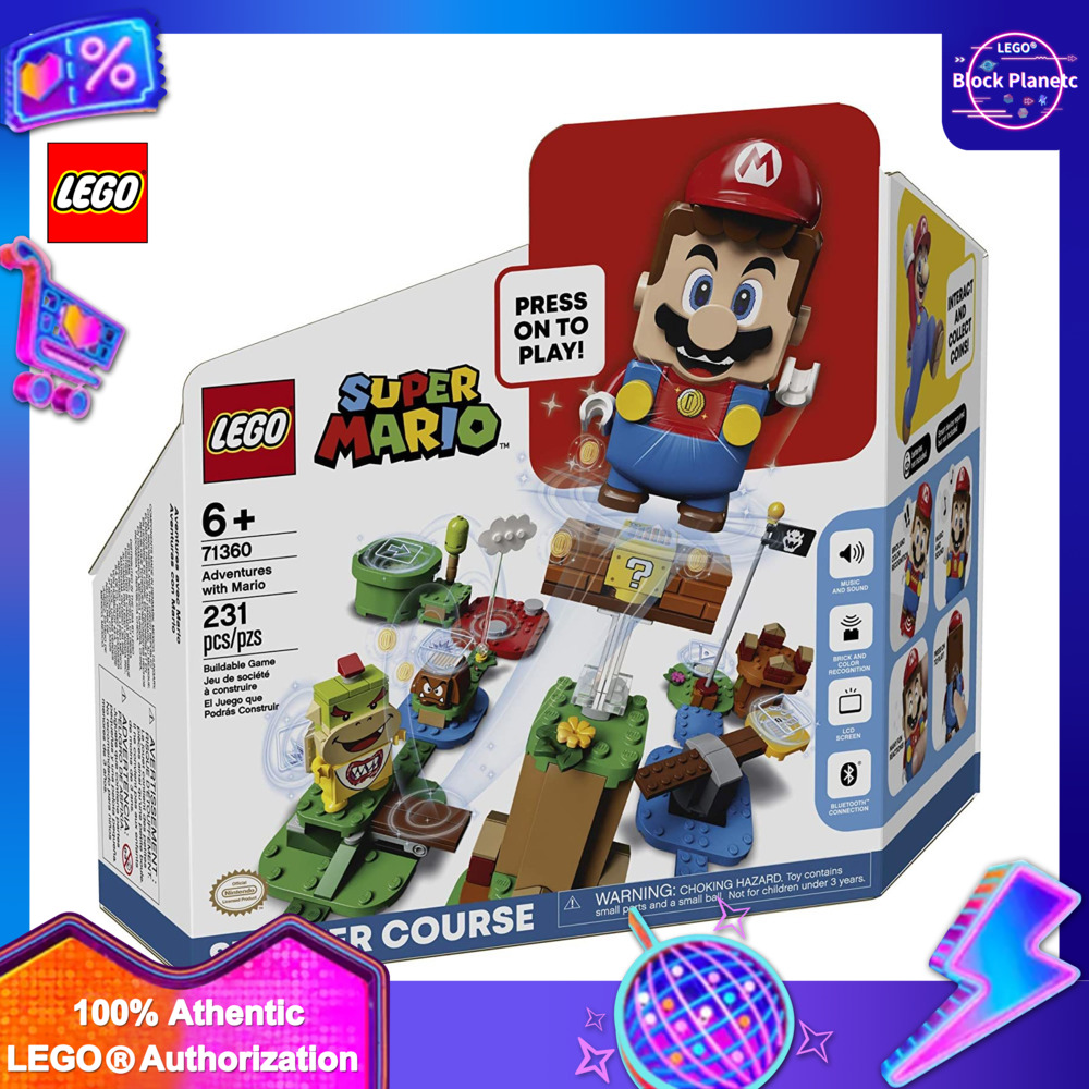 【100% authentic】LEGO Super Mario Adventure and Mario Startup Course ...