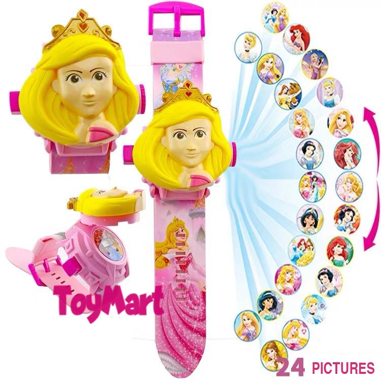 Princess 3D Cartoon Automatic Projector Toy Watch for Boys and Girls ...