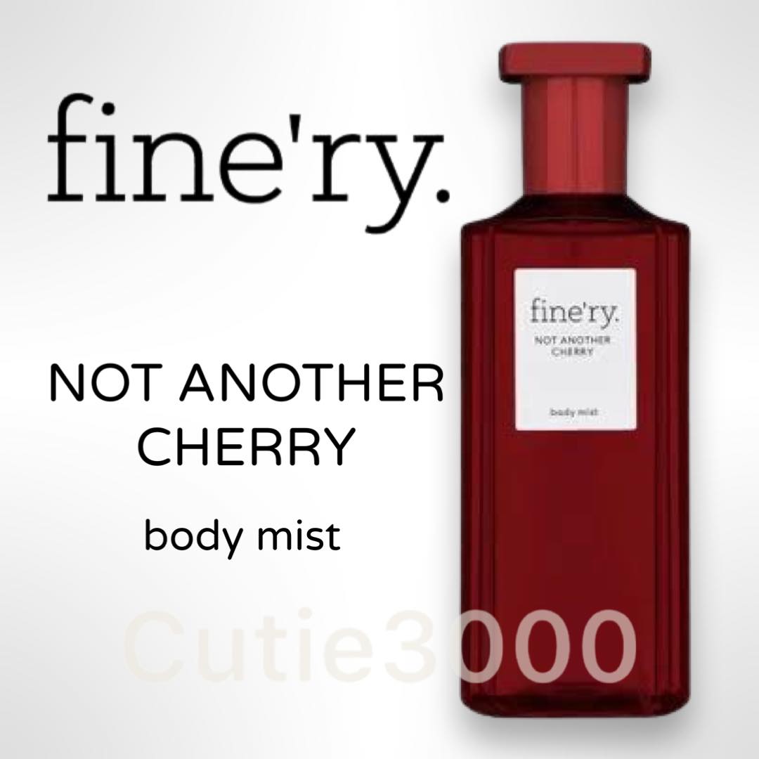 Not Another Cherry Fine'ry Finery Body Mist 5.07 fl oz Full Bottle 100% ...