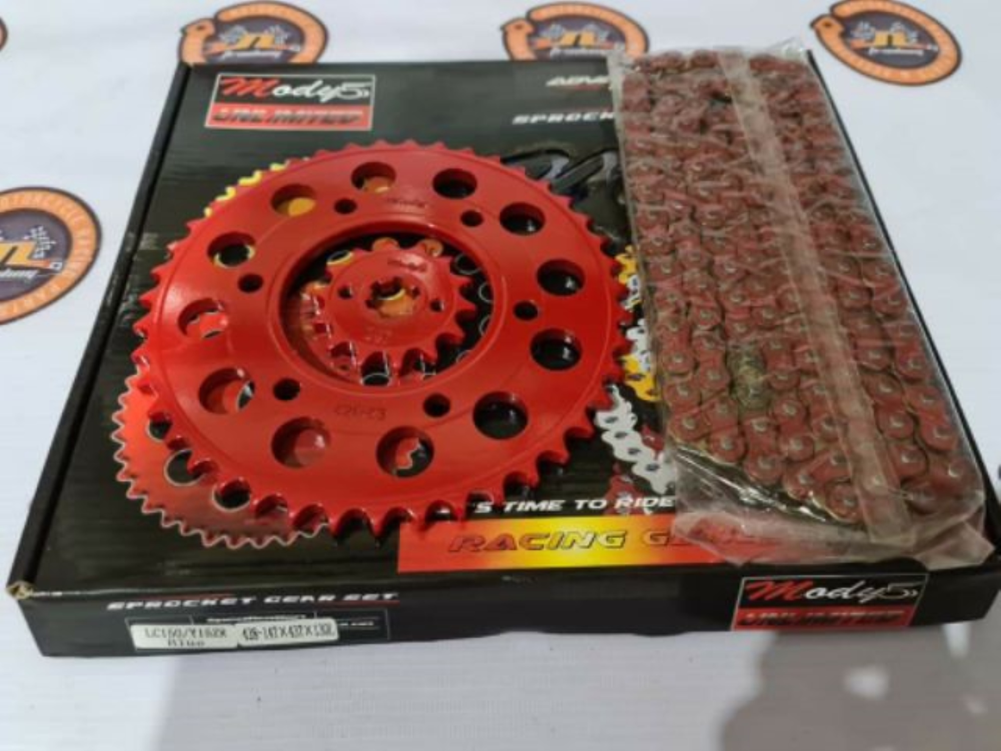 MODY5 CHAIN SET FOR SNIPER 150/FZ 150/SNIPER 155 VVA (14 43 428 / 14 48 ...