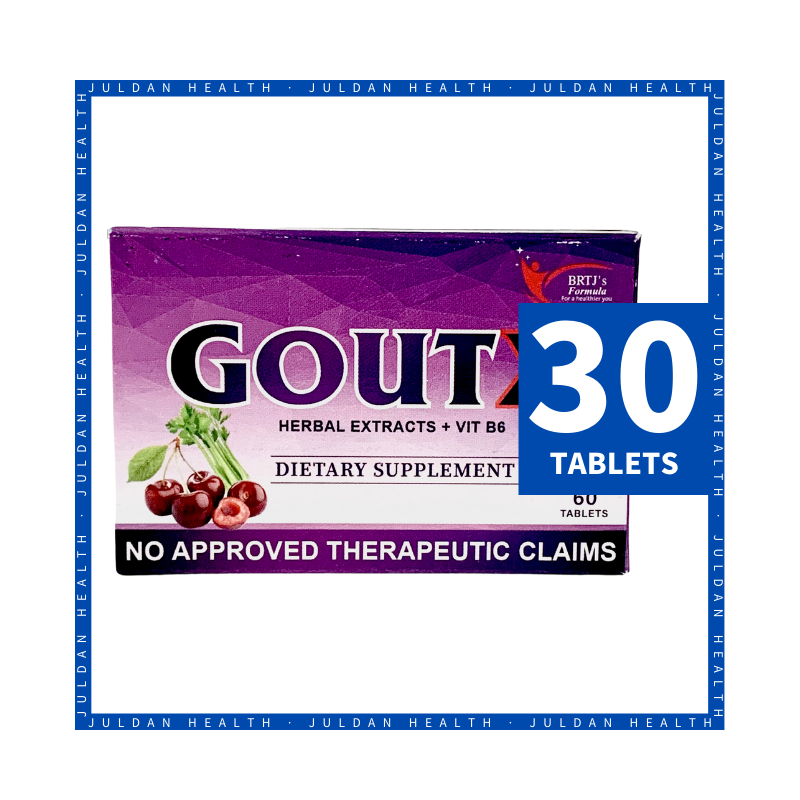 GOUT X Herbal Extracts + Vitamin B6 Dietary Supplement Tablets | Lazada PH