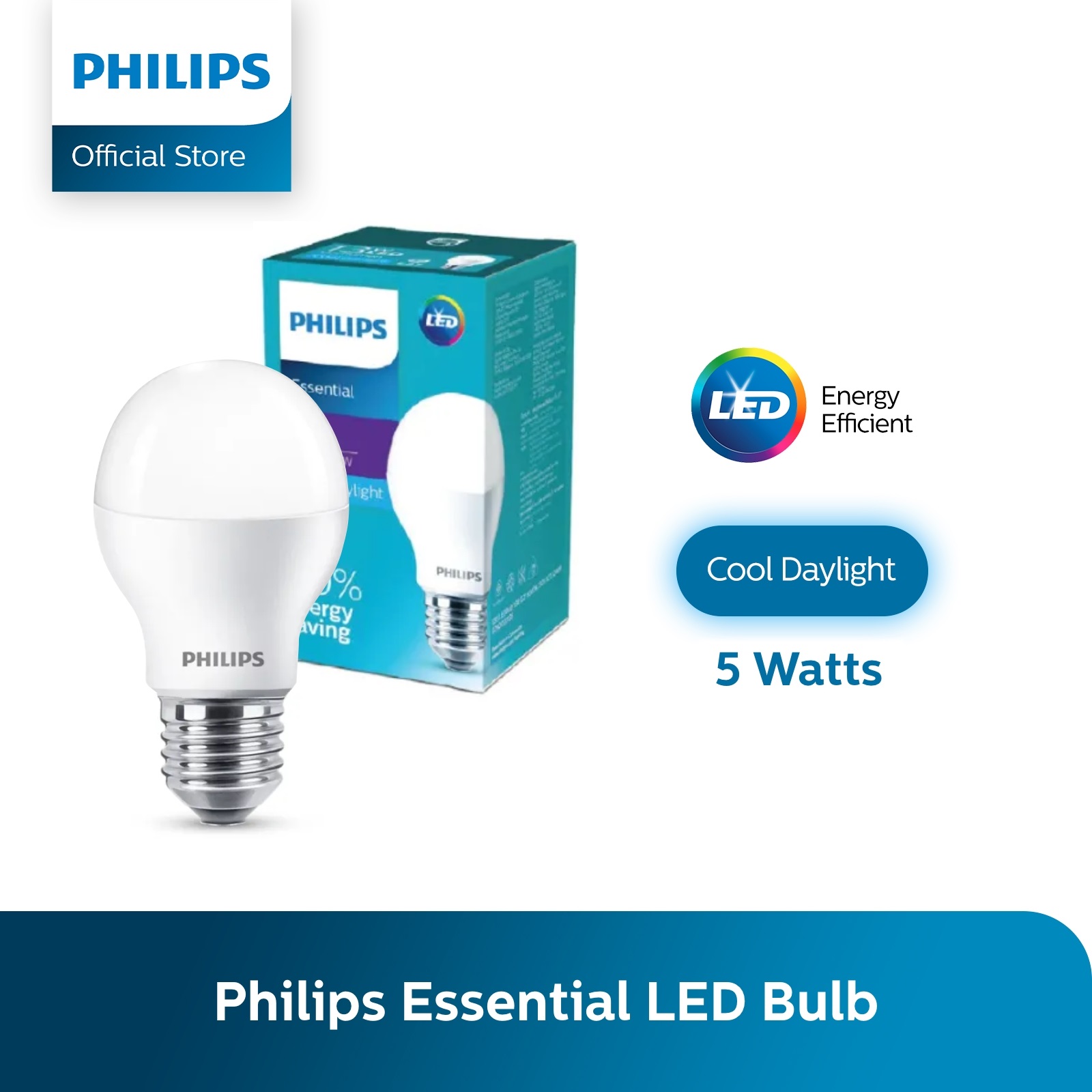 Philips Essential LED Bulb 5 Watts Cool Daylight (Single) | Lazada PH