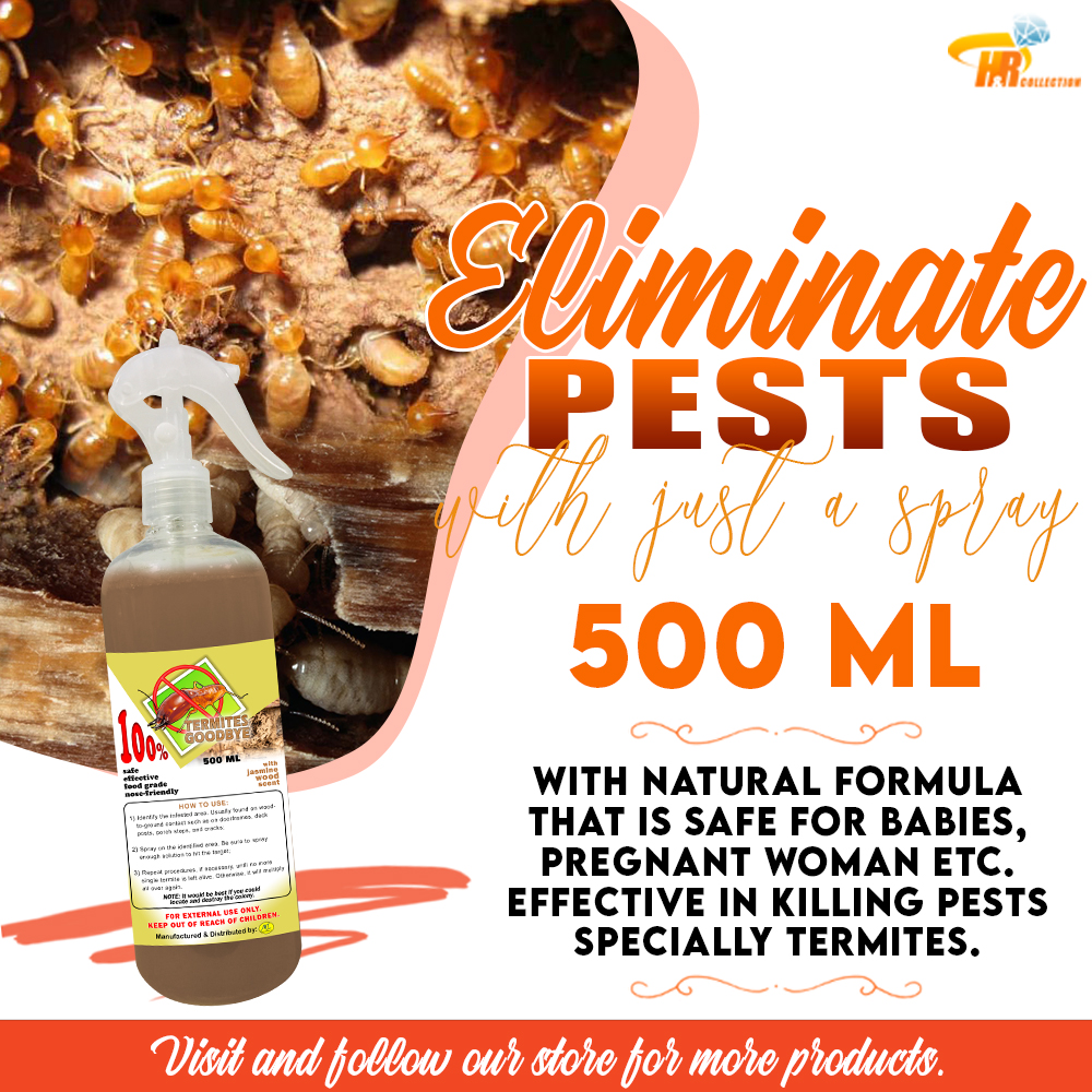 Termites Goodbye Spray 500ml Natural Termites Killer ( Pamatay Anay ...