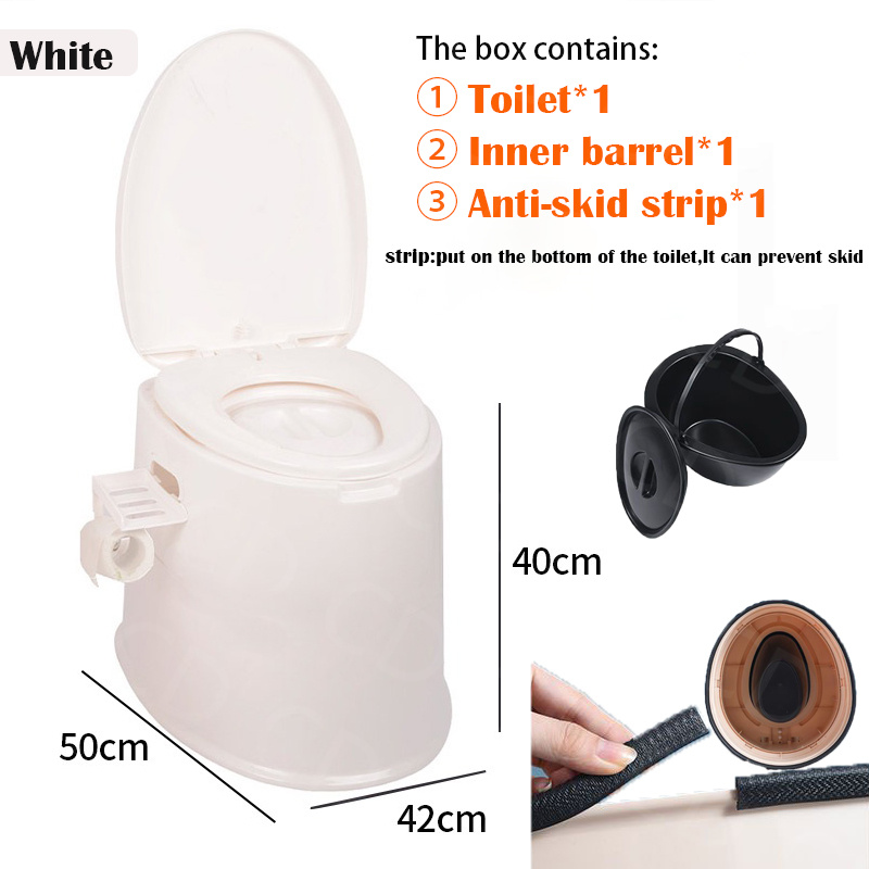 CD Portable Toilet Bowl Arinola for Adult Elderly Pregnant Patient with ...