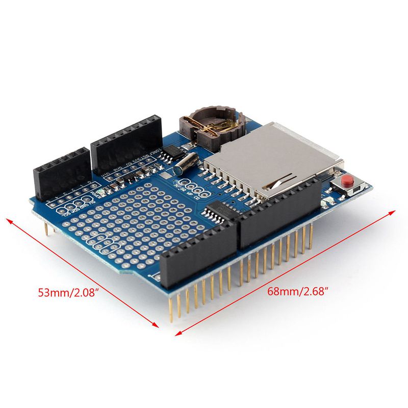 Recorder Data Logger Module Logging Shield XD-204 For Arduino UNO SD Card XD204 Data Logging ...