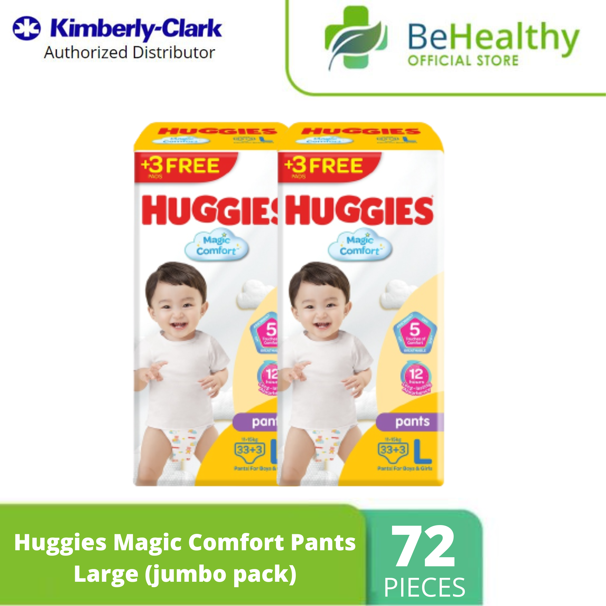 Huggies Magic Comfort Pants Large (jumbo pack) - 72 pcs | Lazada PH