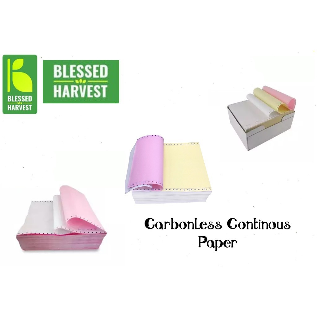 Carbonless Continuous Paper for Dot Printer 1/2 3-ply | Lazada PH