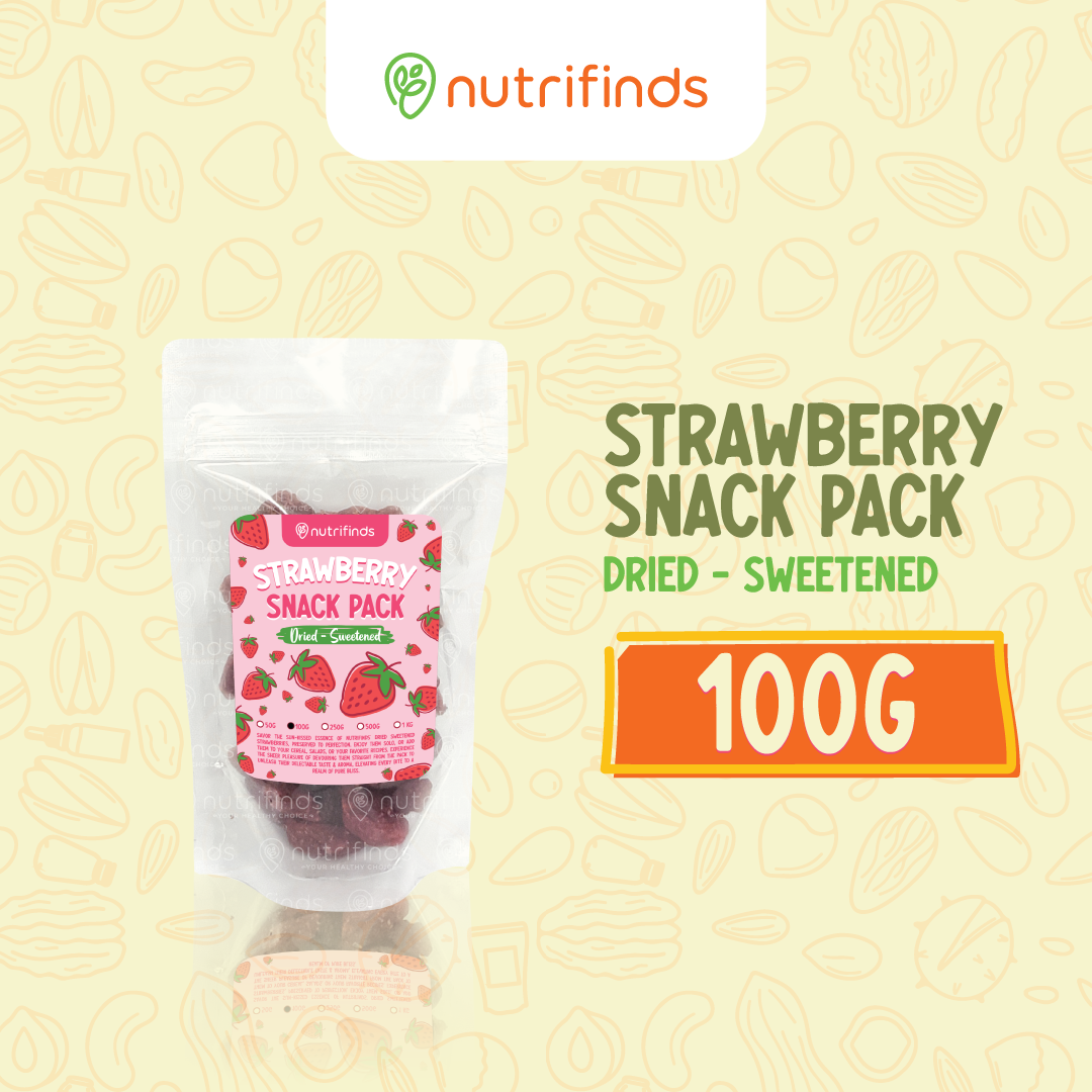 Nutrifinds® Strawberry Snack Pack (Dried & Sweetened) | Lazada PH