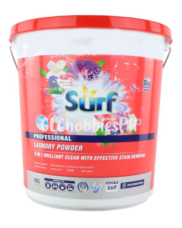 SURF Professional 9kg Laundry Detergent Powder Bucket/Tub High Foam ...