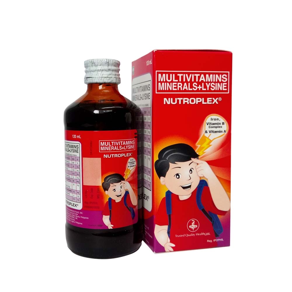 Nutroplex 120mL Syrup Multivitamins For Children For Intelligence ...