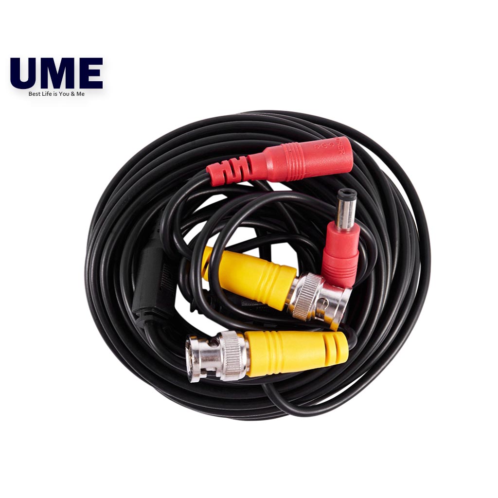 CCTV Extension Cable BNC DC Power - Combined Video & Power Lead For ...