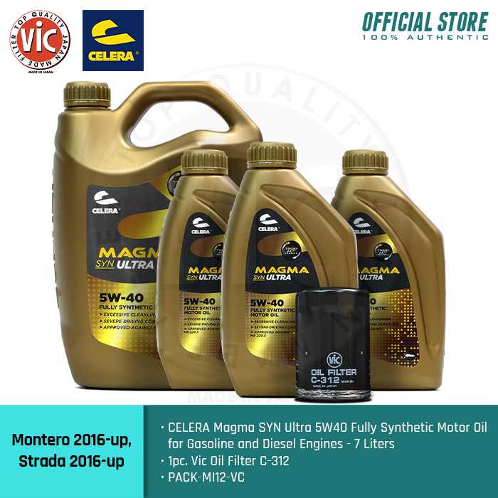 CELERA Magma SYN Ultra 5W40 Fully Synthetic Motor Oil JM04008/JM04009 ...