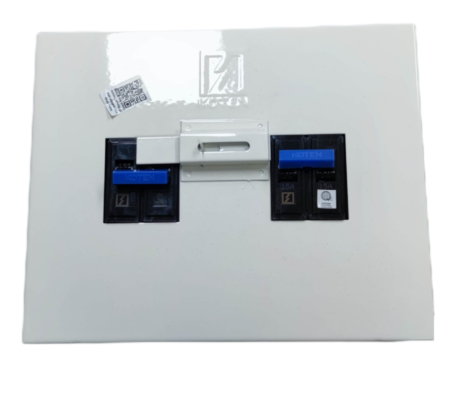 MTS 15A 2 Pole Single Phase, Double Pole Double Throw Koten Breaker HPH ...