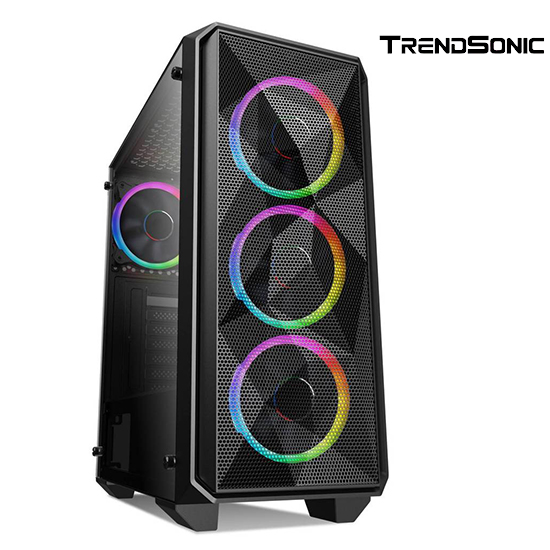 FRONTEIR Trendsonic Megatron ME19-A Black 4*5 Color Fixed 12 CM Fan PC ...
