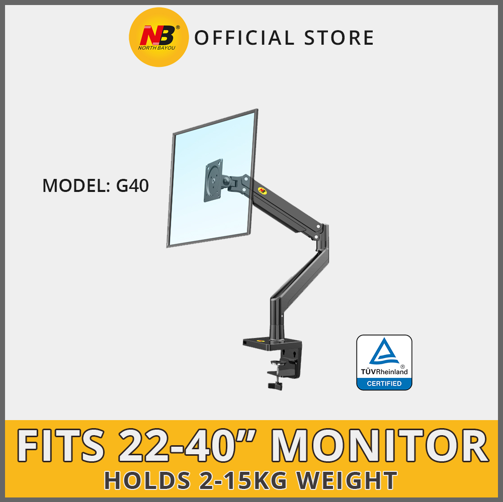 NB North Bayou Monitor Arm G40 Full Motion Swivel Monitor Mount with ...