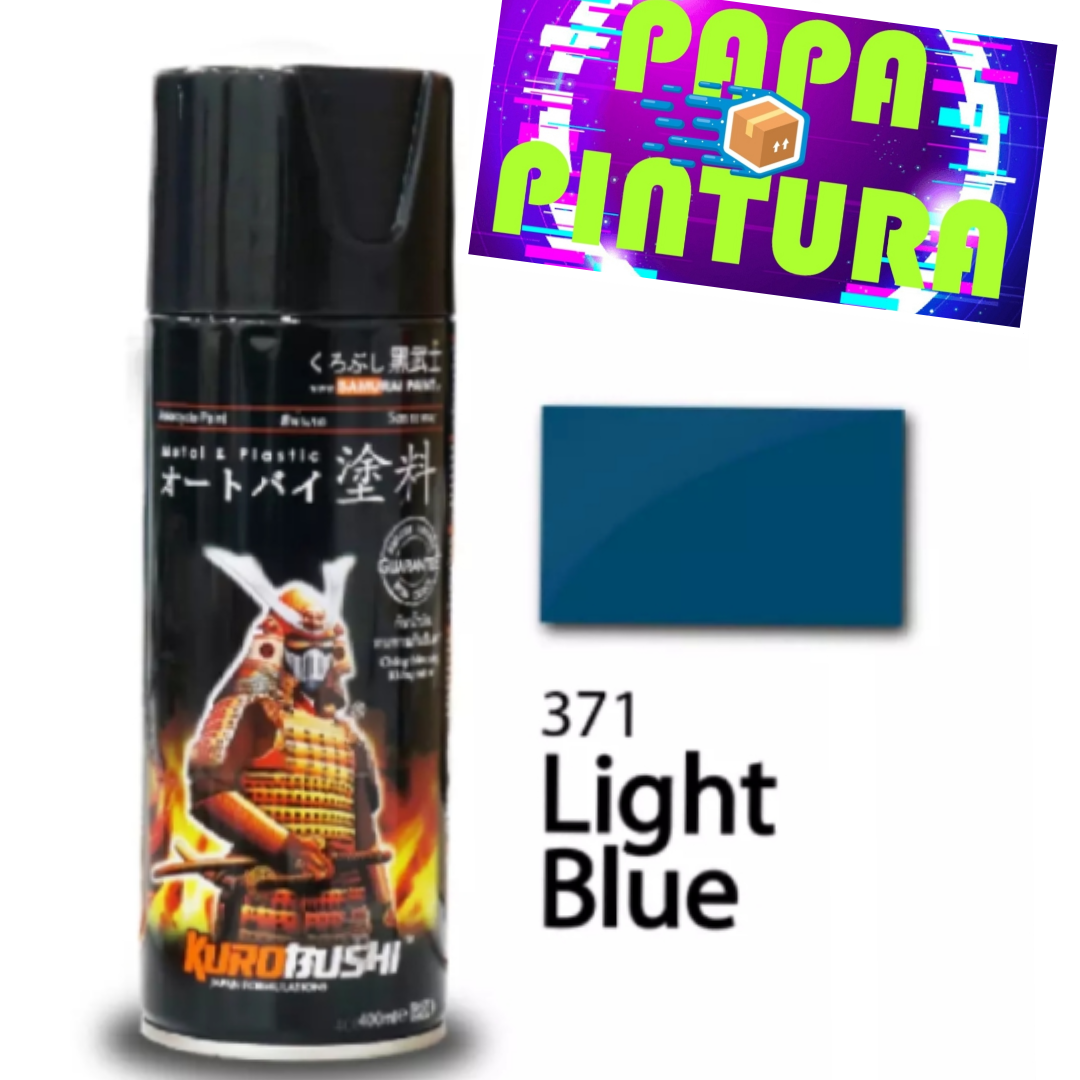 SAMURAI SPRAY PAINT LIGHT BLUE 371 (STANDARD COLORS ) 400ML | Lazada PH