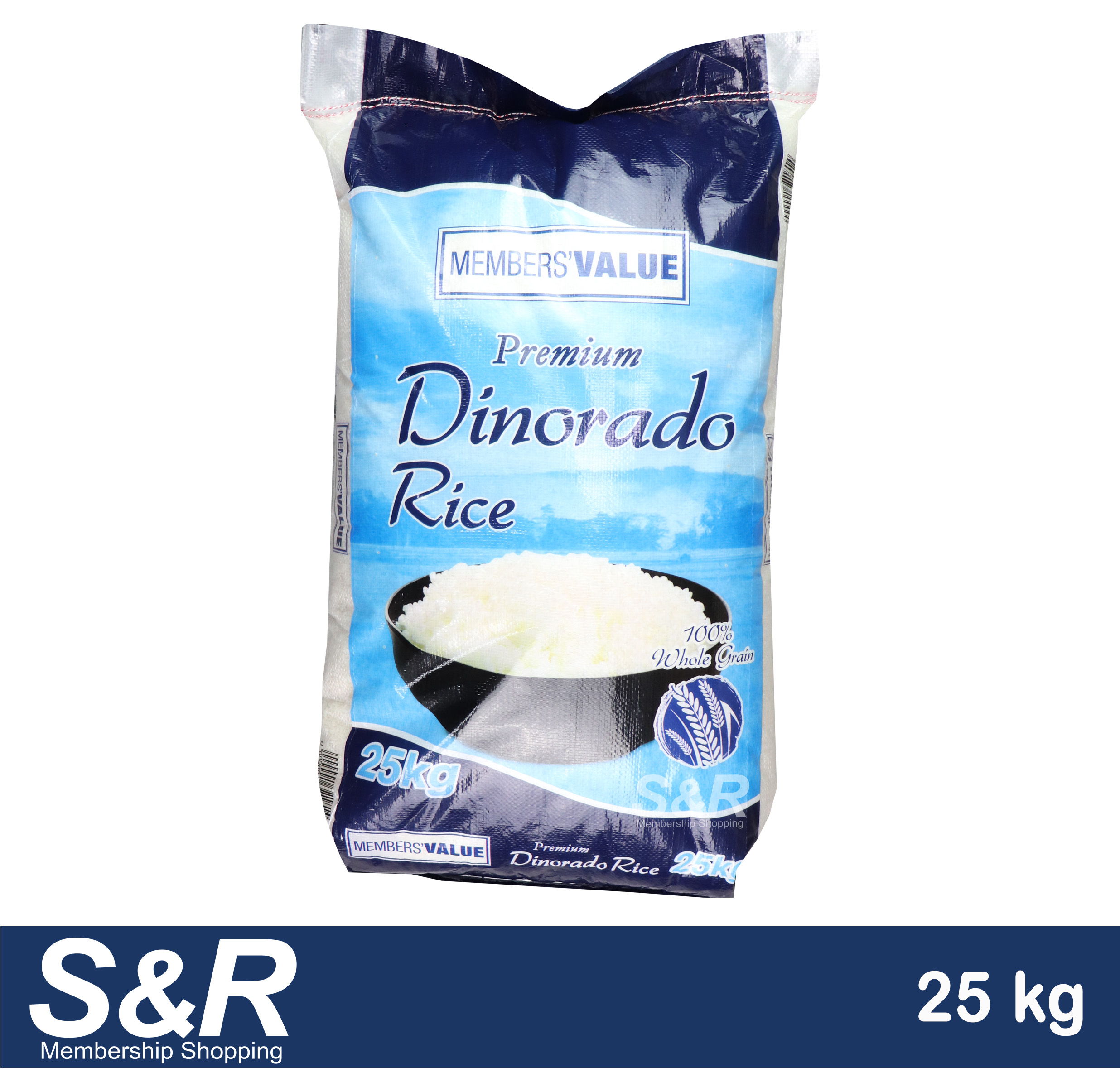 Members' Value Dinorado Premium 100% Whole Grain Rice 25kg | Lazada PH