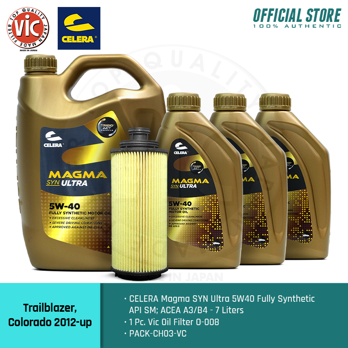 CELERA Magma SYN Ultra 5W40 Fully Synthetic Motor Oil JM04008/JM04009 ...