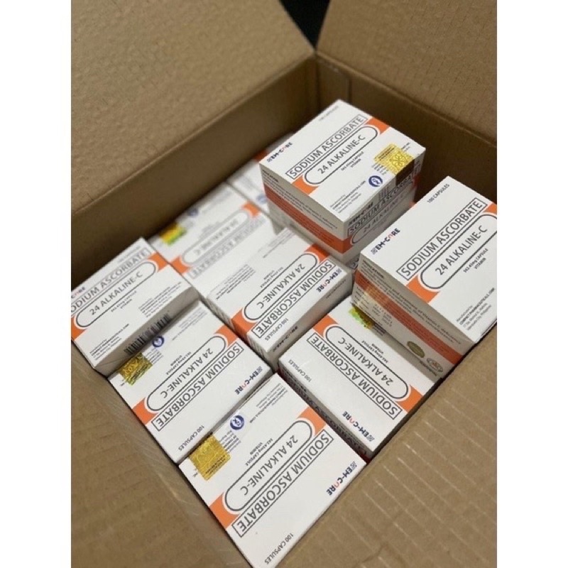 24 ALKALINE-C [Sodium Ascorbate] Non-Acidic Vitamin C / EMCORE Original ...