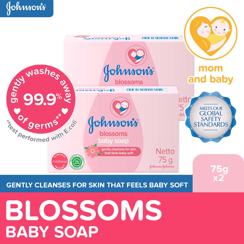 Johnson's Baby Blossoms Soap 75g x 2 | Lazada PH