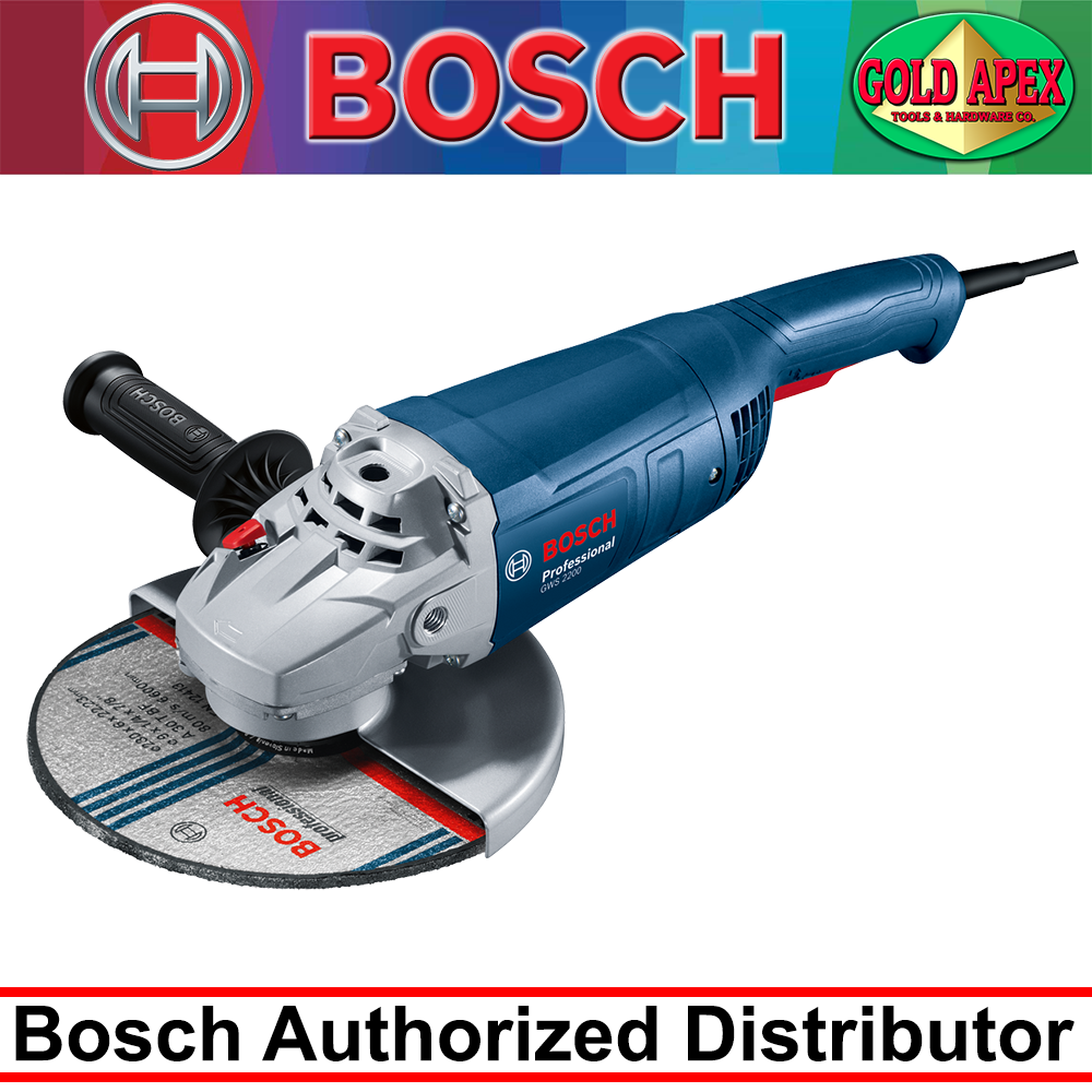 Bosch GWS 2200 / 2200-180 Angle Grinder 7" | Lazada PH