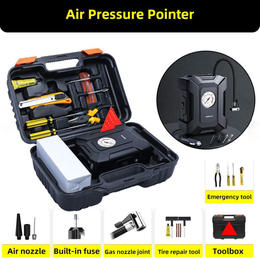 Car Tire Inflator 12V Car Mini AIR Compressor Digital Type Auto Stop ...