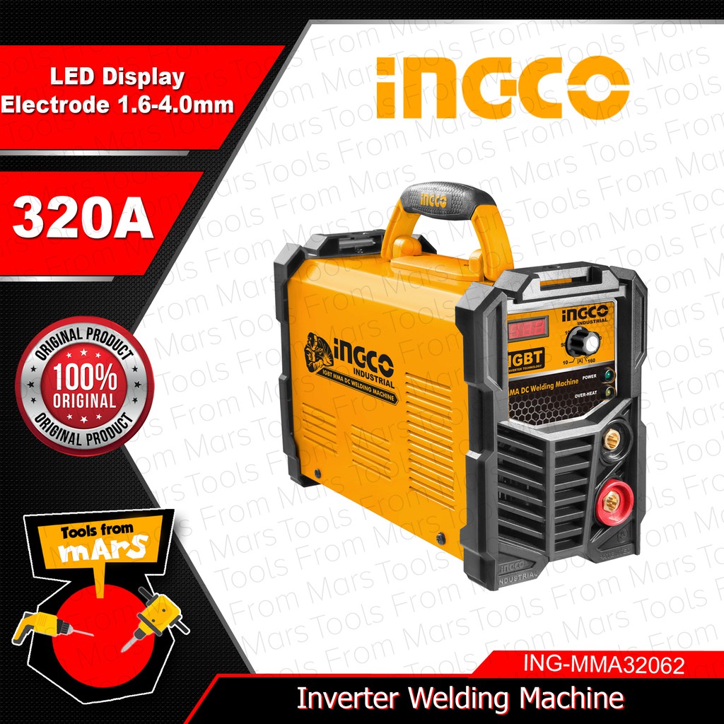 INGCO MMA DC Inverter Welding Machine IGBT 320A ING-MMA32062 •TOOLS ...