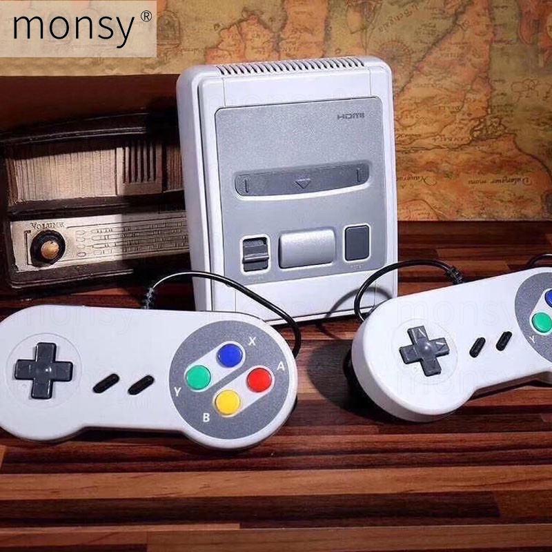 ♛Classic Game Console Mini Classic SFC Game Console Entertainment ...