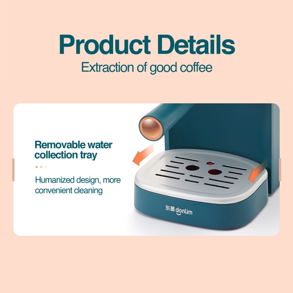 Donlim KF5400 Coffee Machine Espresso machine Coffee maker Steam ...