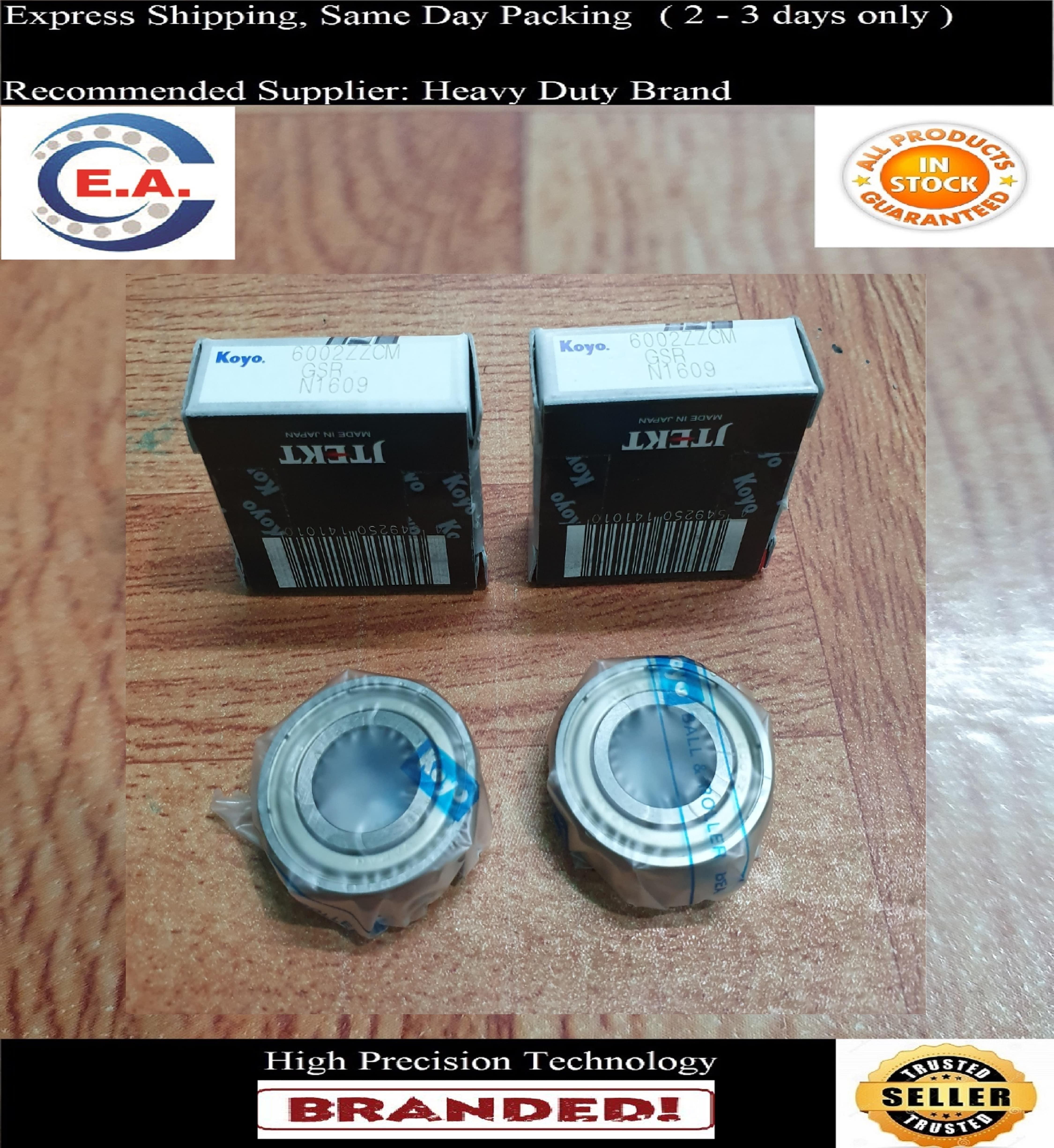 (2pcs) 6002 ZZ Bearing Original Koyo Japan Bearing 15x32x9 6002zz ...