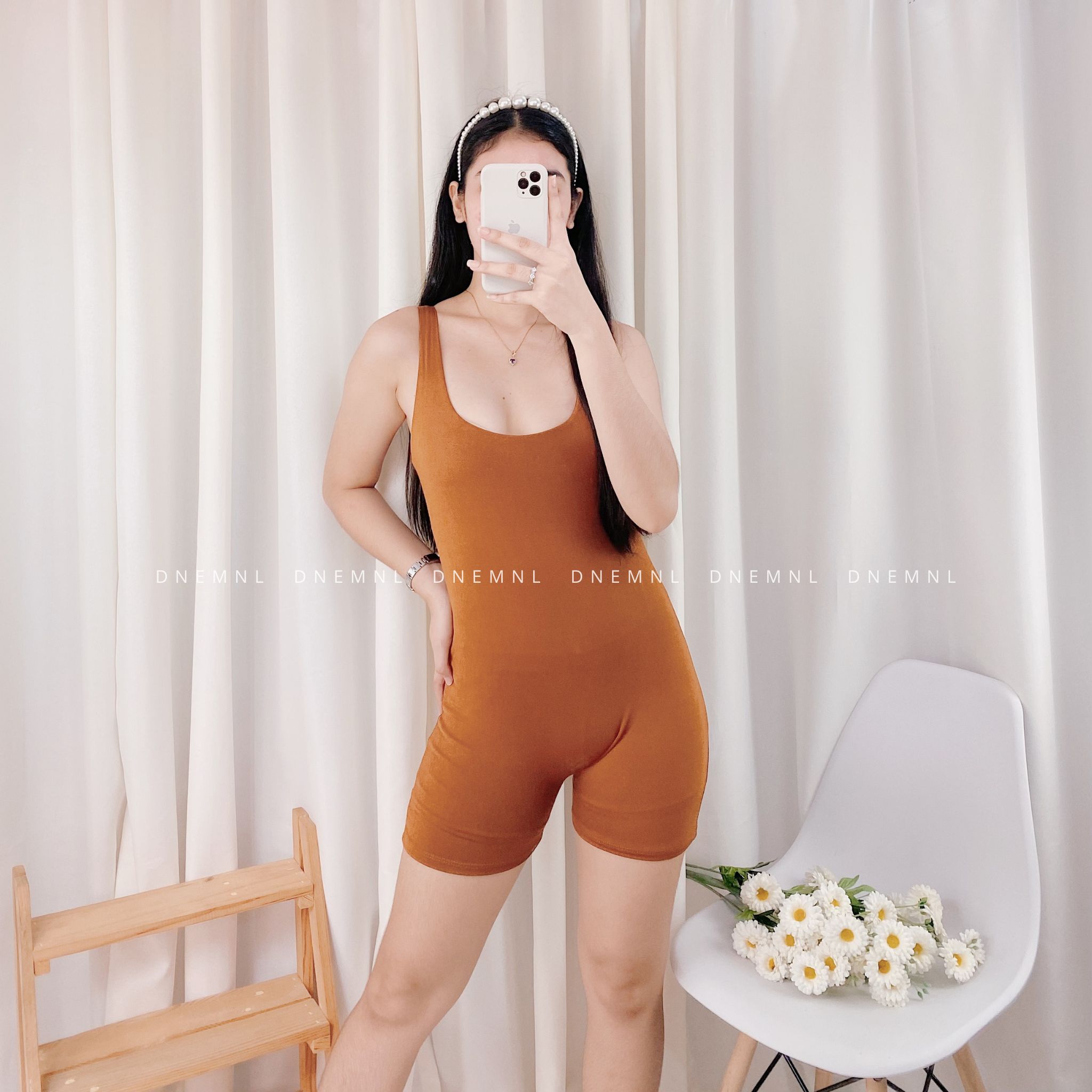 DNEMNLPH Nala Onesie (Trendy Korean Bangkok Swimsuit One Piece Sleeveless Highwaist Low Back ...