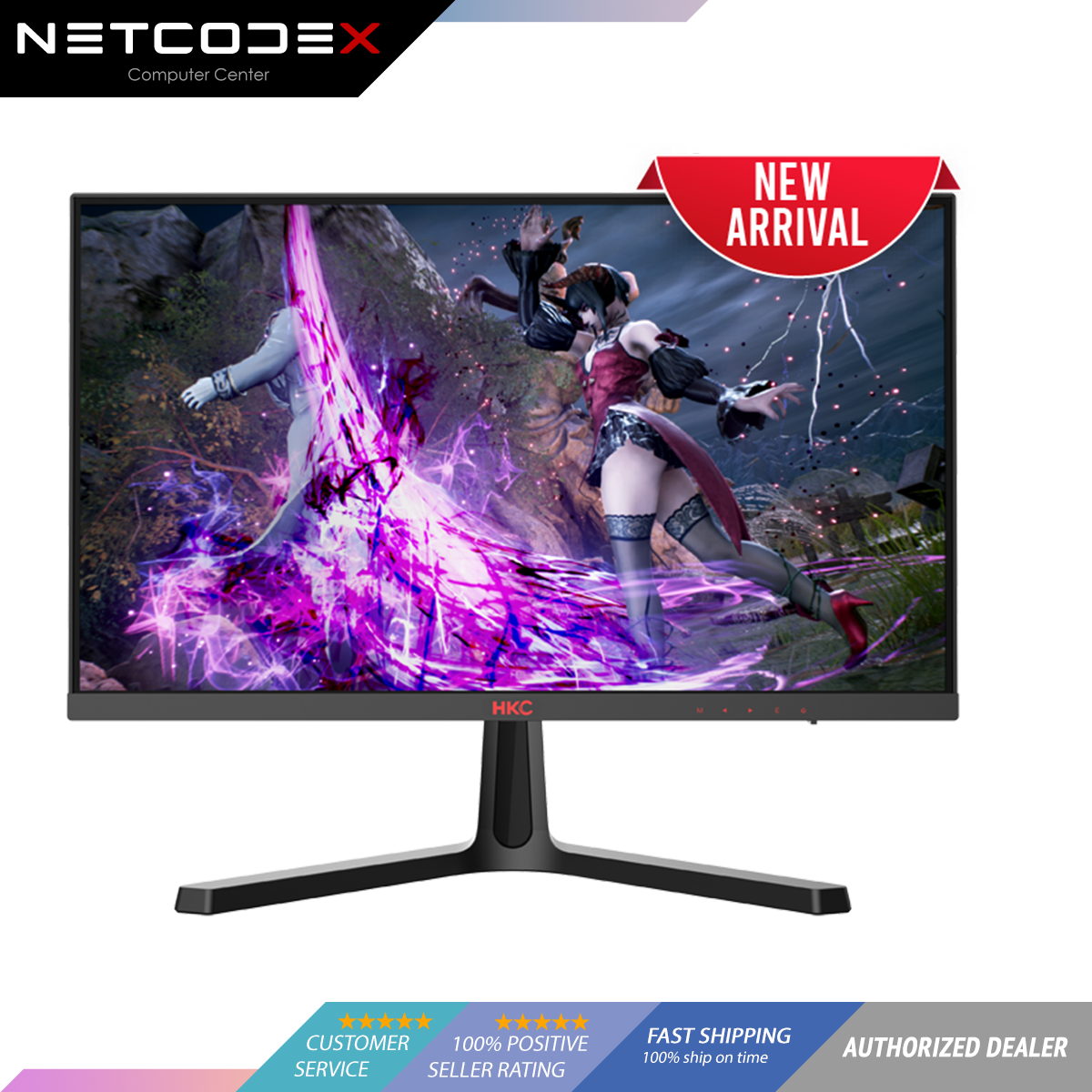 HKC MG24V9F 24-inch meager 165hz 1ms LCD narrow-border VA FHD Gaming ...