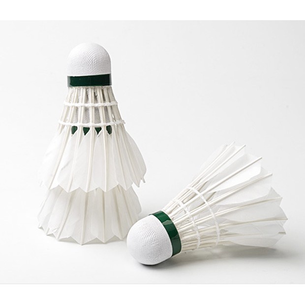12/PCS Natural Feather Badminton Shuttlecocks with High Stability ...