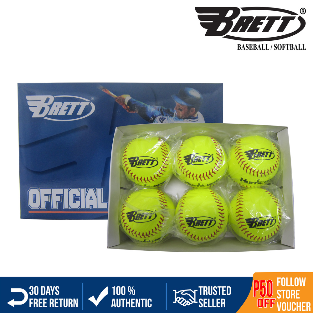 Brett Hurricane 5000 Softball Official x 6 pcs | Lazada PH