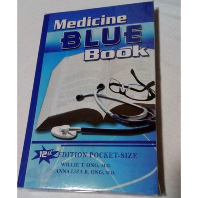 COD Medicine BLUE Book Pocket Size 12th edition Willie Ong M.D Anna ...