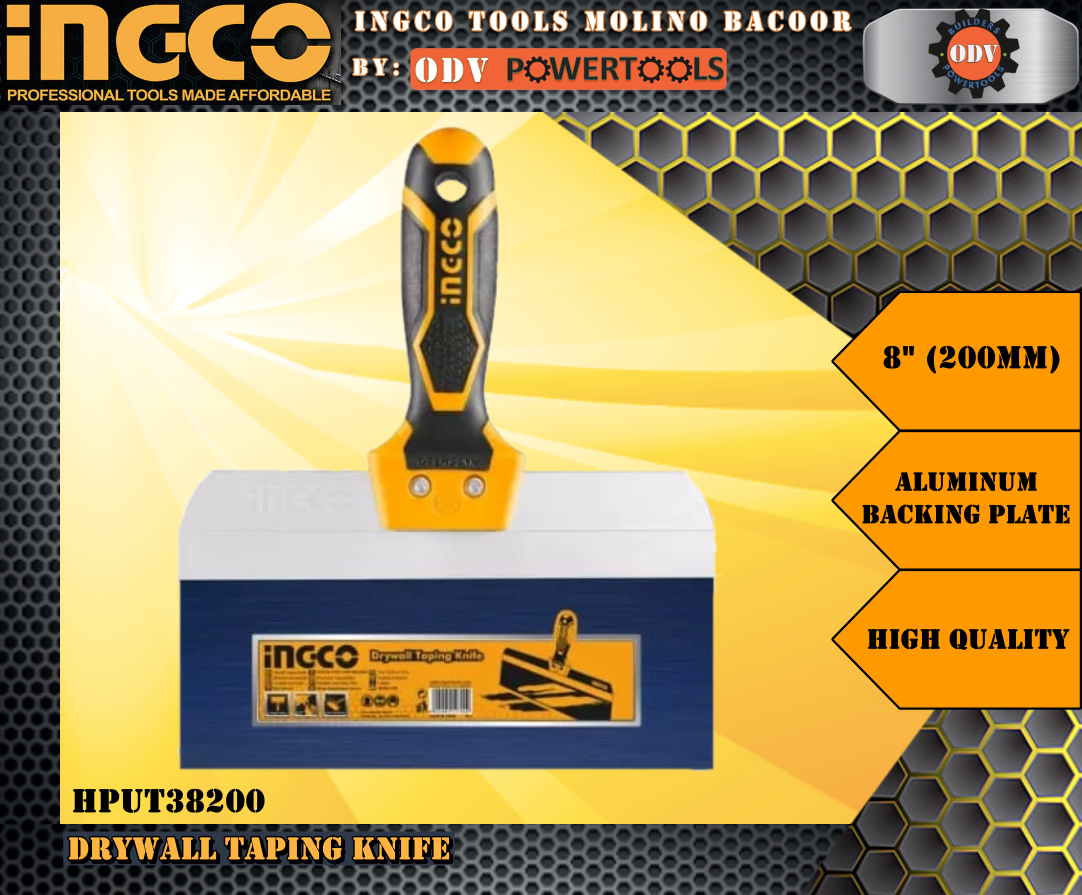Ingco HPUT38200 8" Drywall Taping Knife ~ ODV POWERTOOLS | Lazada PH