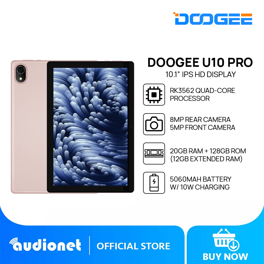 Doogee U10 Pro Tablet | 20GB RAM (+12GB Extended) + 128GB | Quad-Core ...