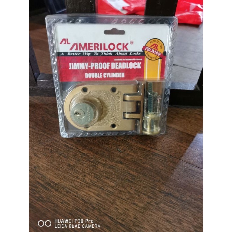 Amerilock Jimmy - proof deadlock double cylinder | Lazada PH