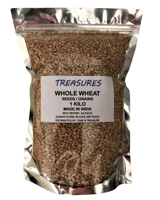 Treasures Whole Wheat Seeds/Grains - Gehu/Gehoon - 100% Pure From India ...
