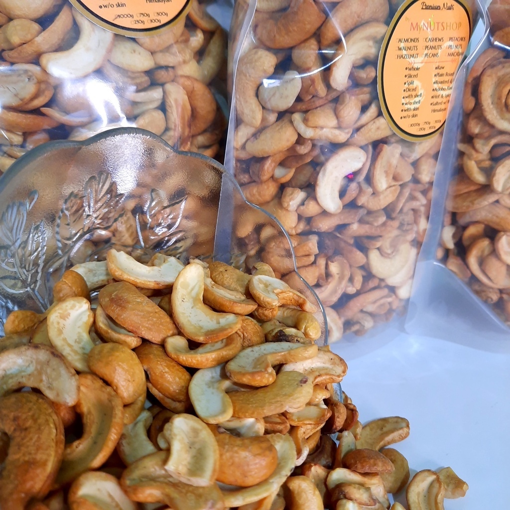 Groceries Center SPLIT CASHEW NUTS / RAW or ROASTED / Ready to eat ...