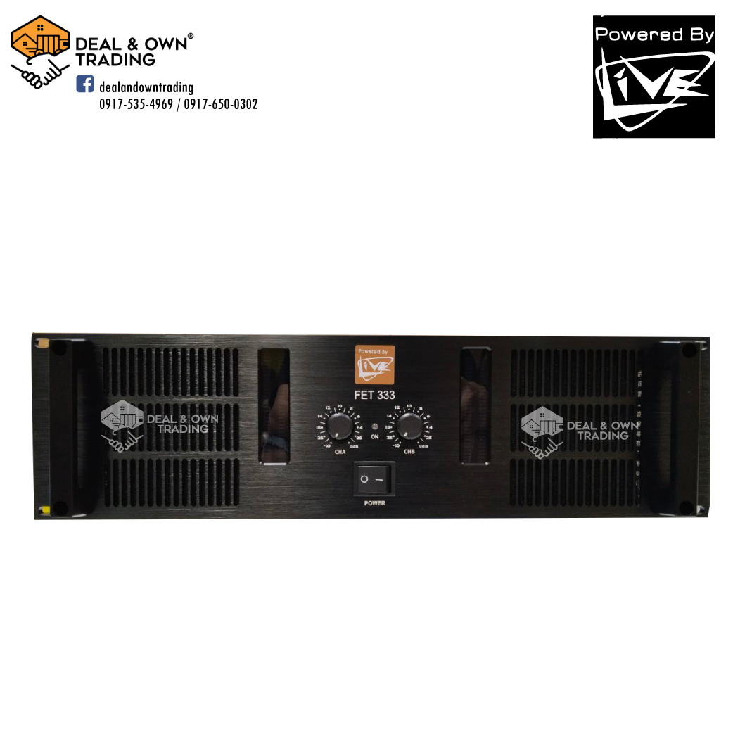 Live FET-333 3000Wx2 Powered Amplifier with Mosfet Transistor | Lazada PH