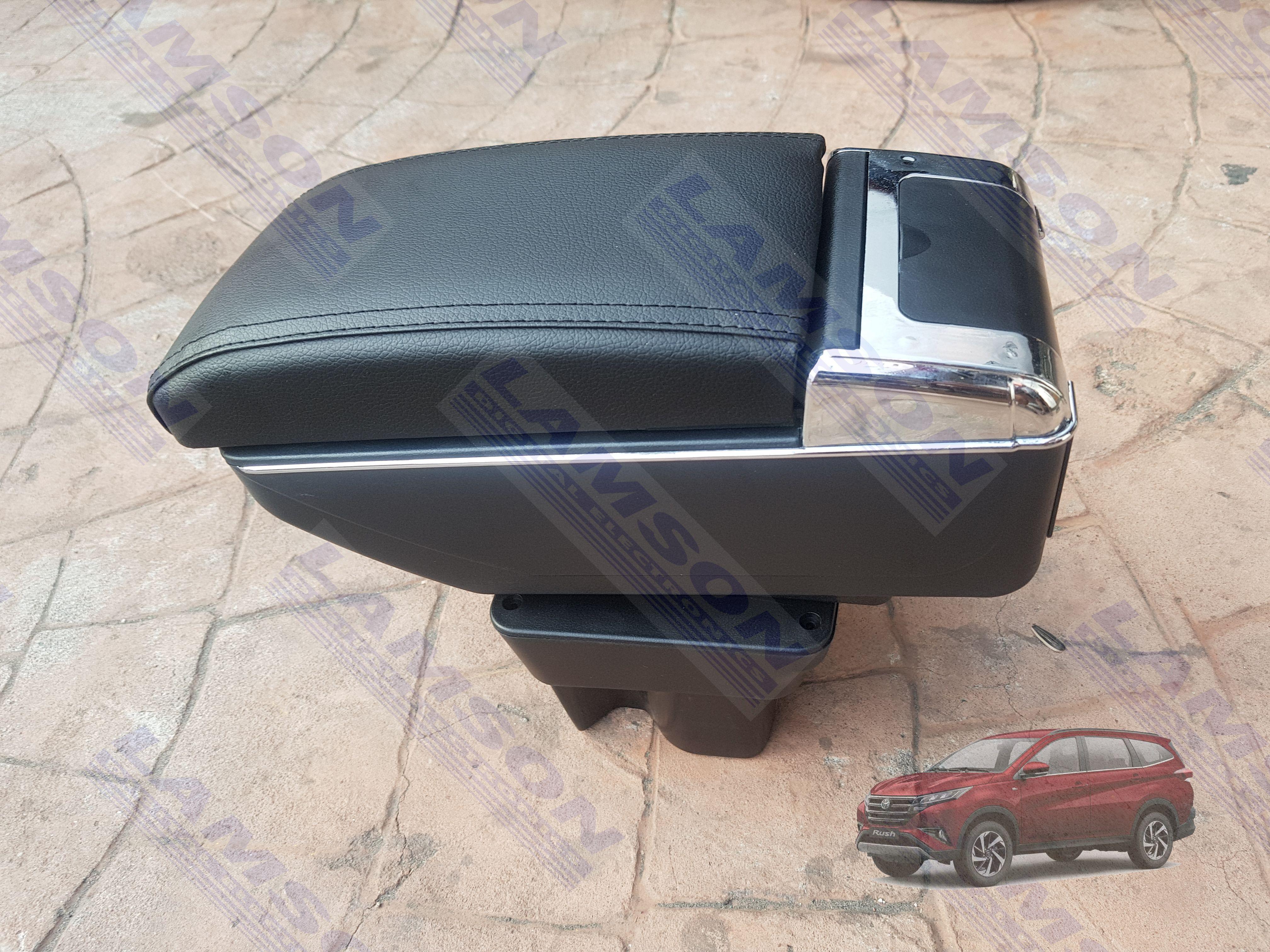 Toyota Rush 2018 - 2024 Console Box Black Stitch | Lazada PH
