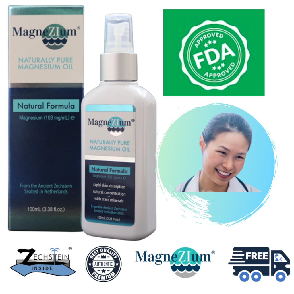 MagneZIum ® Oil Body Spray Purest Magnesium Oil / Magnesium Therapy Oil ...