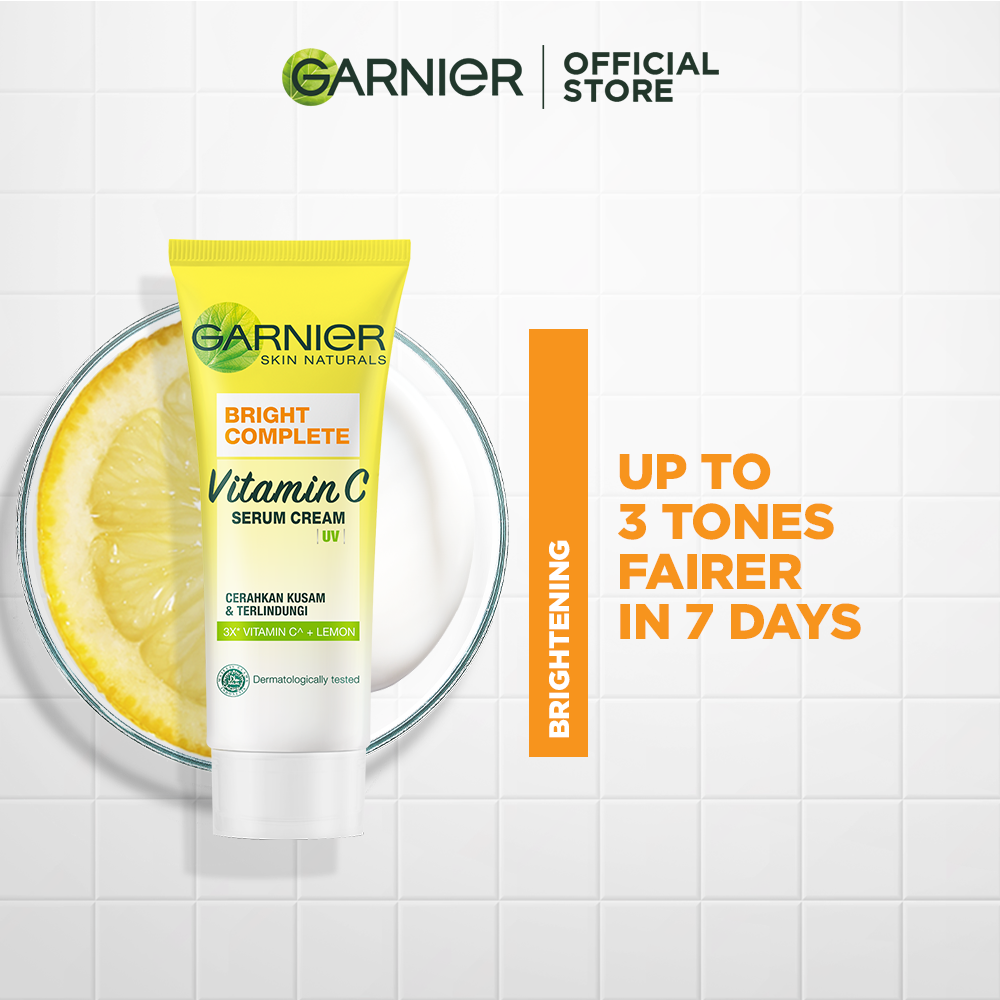 Garnier Bright Complete 12HR Shine Free Brightening Day Cream (40ML ...