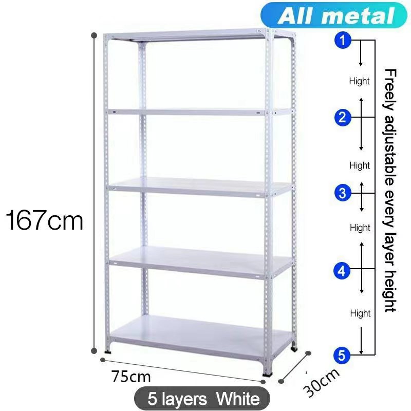 [ Local stock] Galvanized Boltless Multi-Purpose 5 Layers All Metal ...